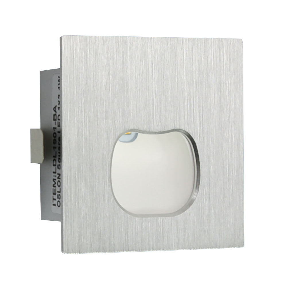 PROLUX LIGHT STAIR LIGHT 2.1W NON DIM BRUSHED ALU 3K 56 X 60 X 43D ...