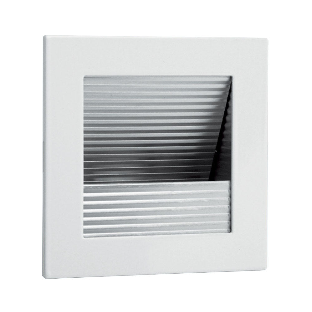 Prolux Step Light LED 1.2W 3000K 90mm Square White — Scott Electrical