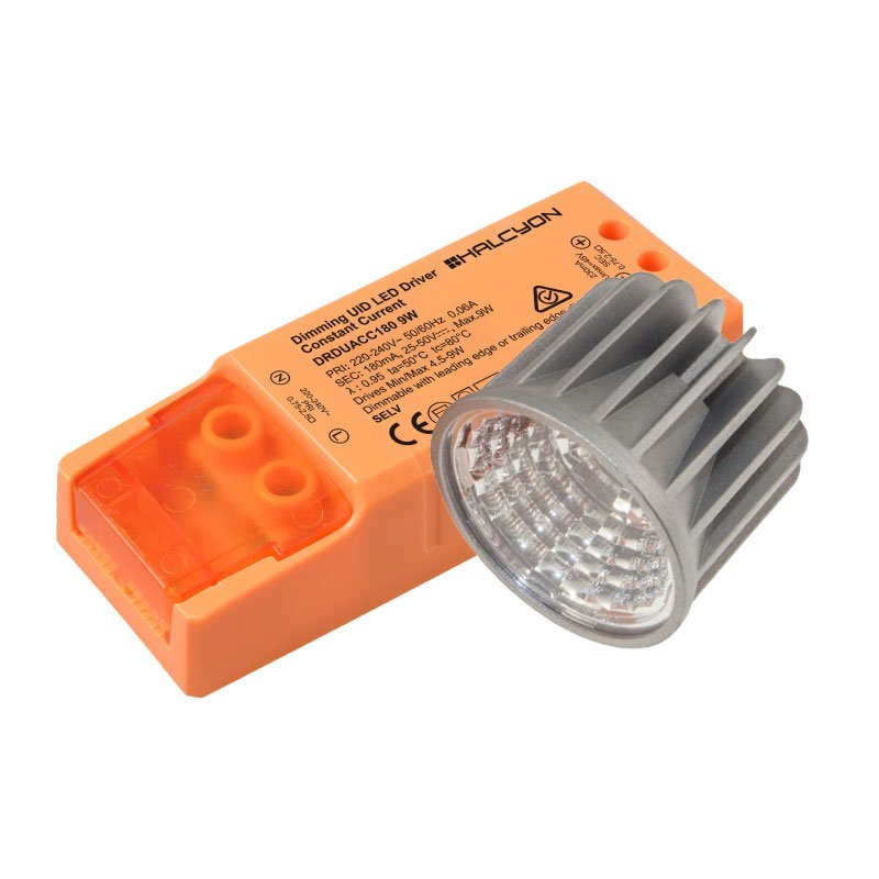 Halcyon LED MODULE 8W CC DC WW (3000k) c/w DRDUACC180 9W — Scott Electrical