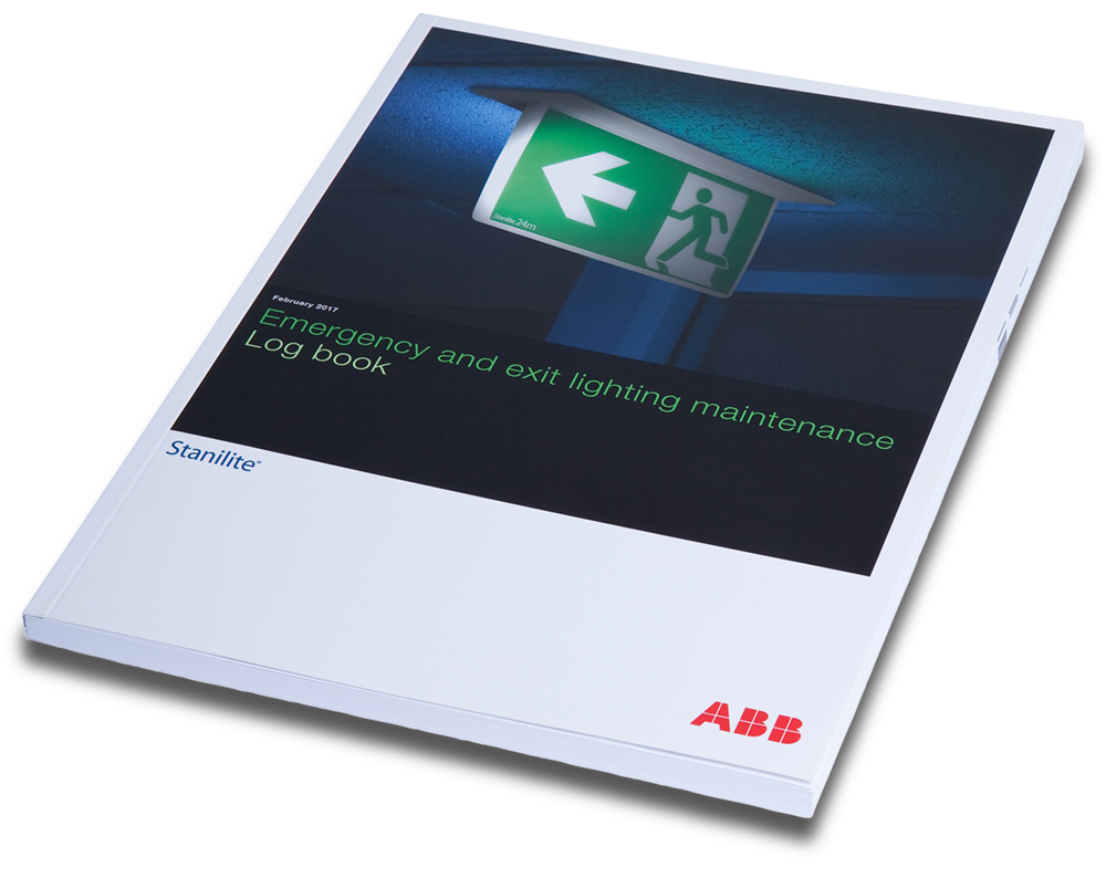Stanilite Emergency lighting Log Book — Scott Electrical