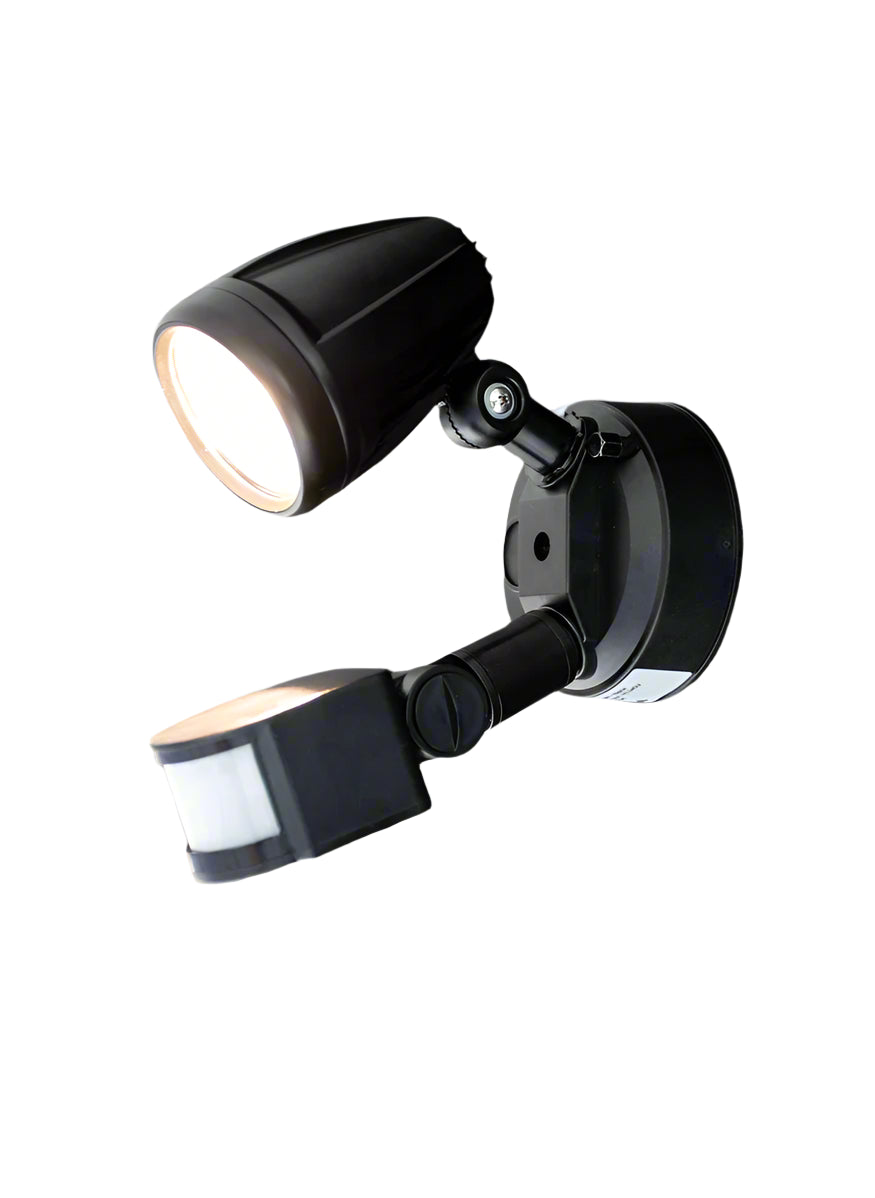Lumenhaus 240v Single Security Light Black — Scott Electrical