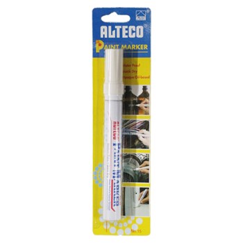 Alteco Paint Marker White Blister Pack (Xylene Based) — Scott Electrical