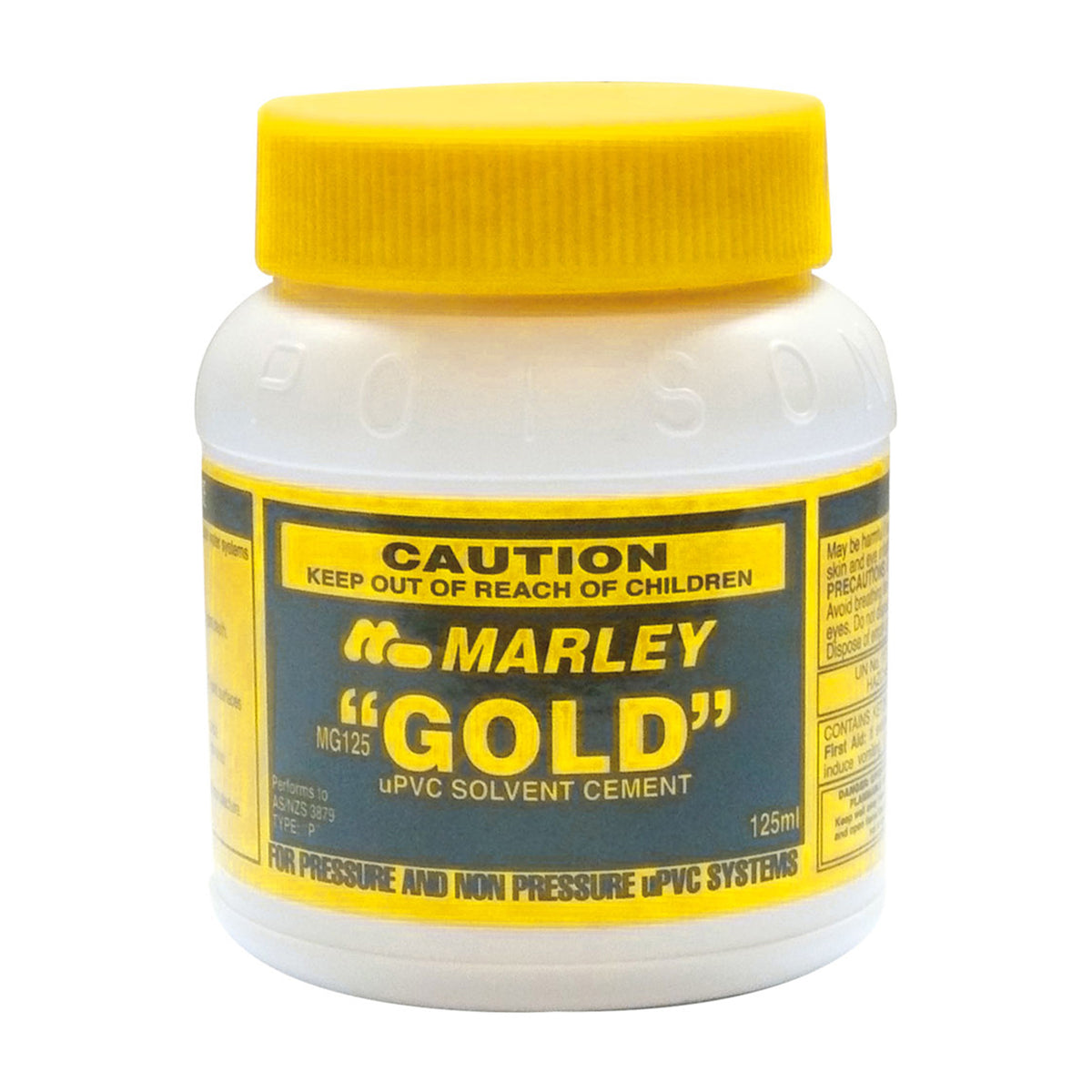 Marley CEMENT GOLD PVC SOLVENT 125ml POT — Scott Electrical