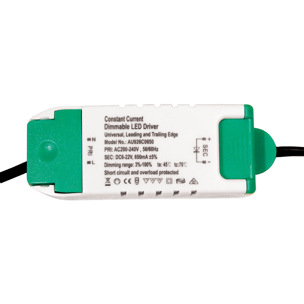 EUROTECH CONSTANT CURRENT LED TRANSFORMER INCLUDES JUNCTION BOX 650mA ...