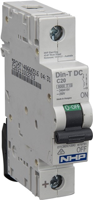 NHP MCB 6ka 1P 20A C curve — Scott Electrical