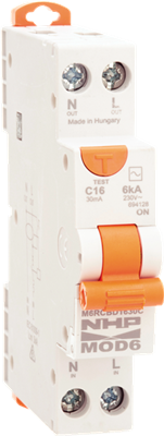 NHP RCBO 32A 30mA 6ka 1P — Scott Electrical
