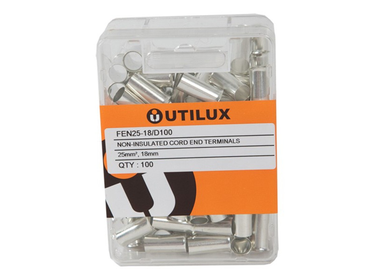 Utilux 100PKT BOOTLACE NON INS 10MM — Scott Electrical