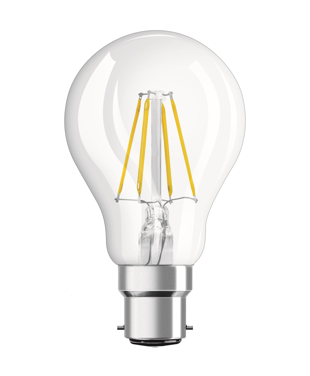 Osram CLASSIC A40 FILAMENT CLEAR 4W/827 B22D 10X1 OSRAM LED LAMP LEDVA — Scott Electrical