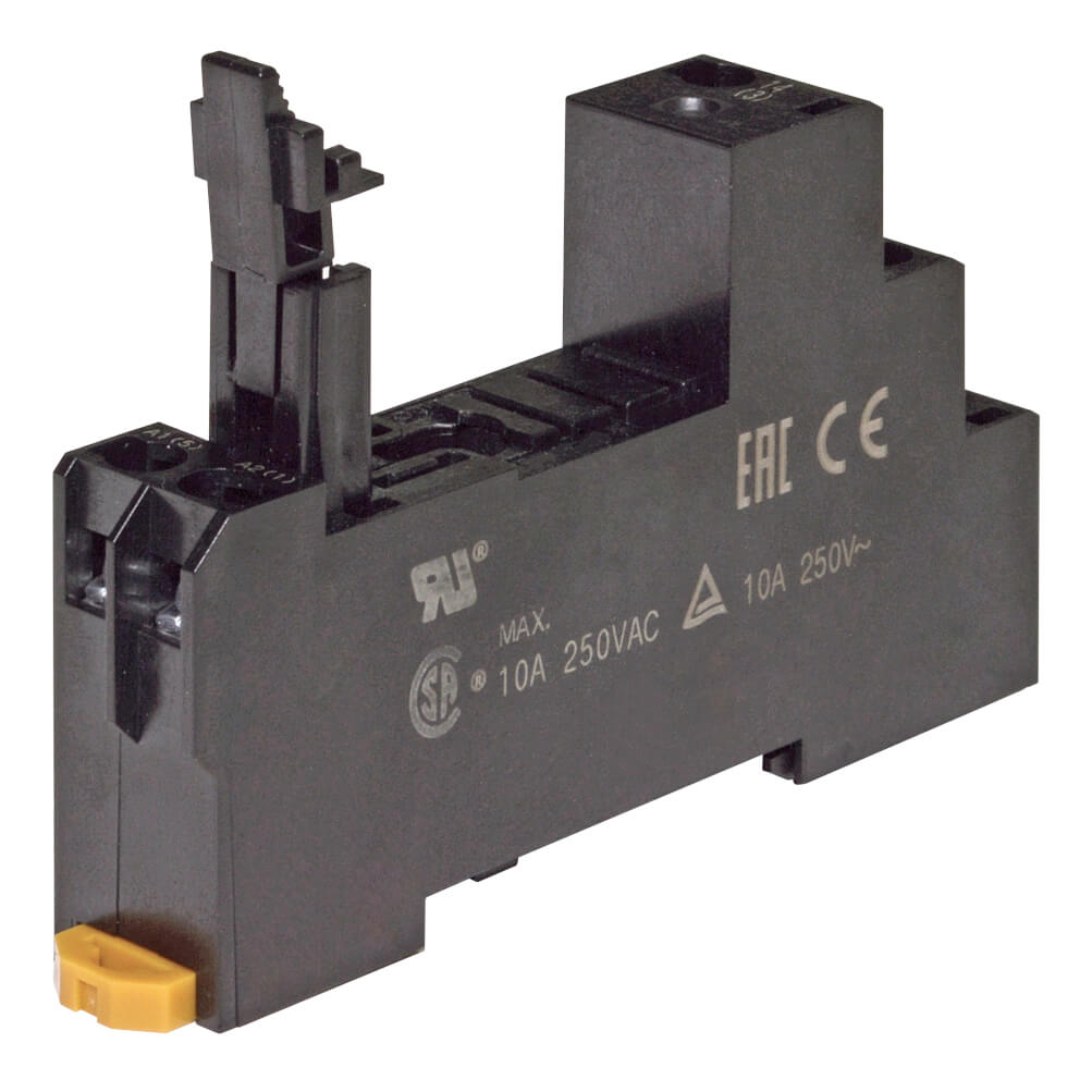 Omron Din rail mount Base for G2R Single Pole Relays, G3R & G3RD Solid ...
