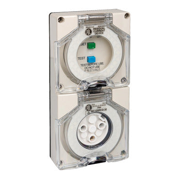 Pdl Earth leakage &socket 20A 3pin — Scott Electrical