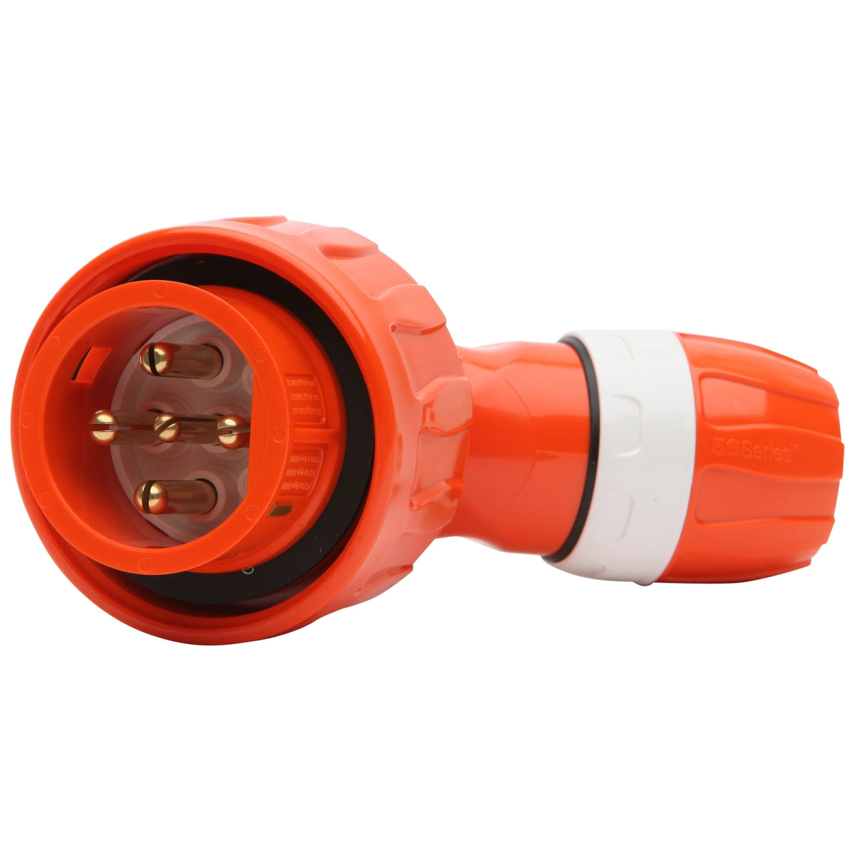 Pdl Plug - Angled, 20A, 500V, 5-Round Pin, Resistant Orange — Scott ...