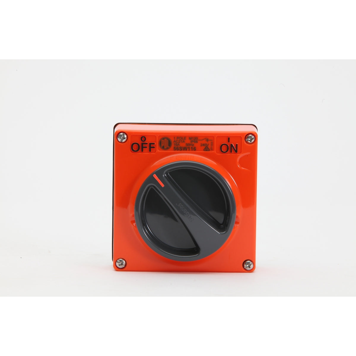 56 Series Switch 16A 1pole Valox Orange — Scott Electrical