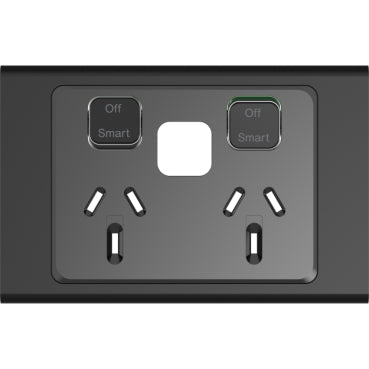 Iconic Skin Socket Sw Horiz Double CE — Scott Electrical