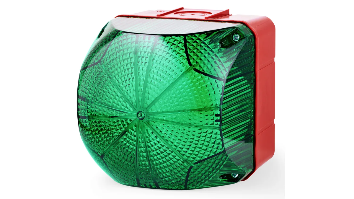 Auer LED BEACON IP66 ST/FL 240VAC GREEN — Scott Electrical