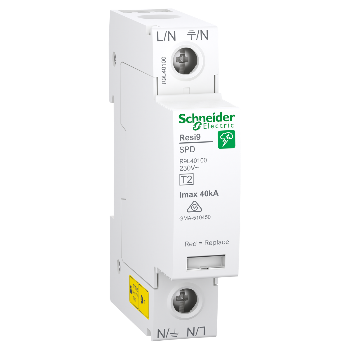 Schneider Resi9 SPD 1P 40kA — Scott Electrical