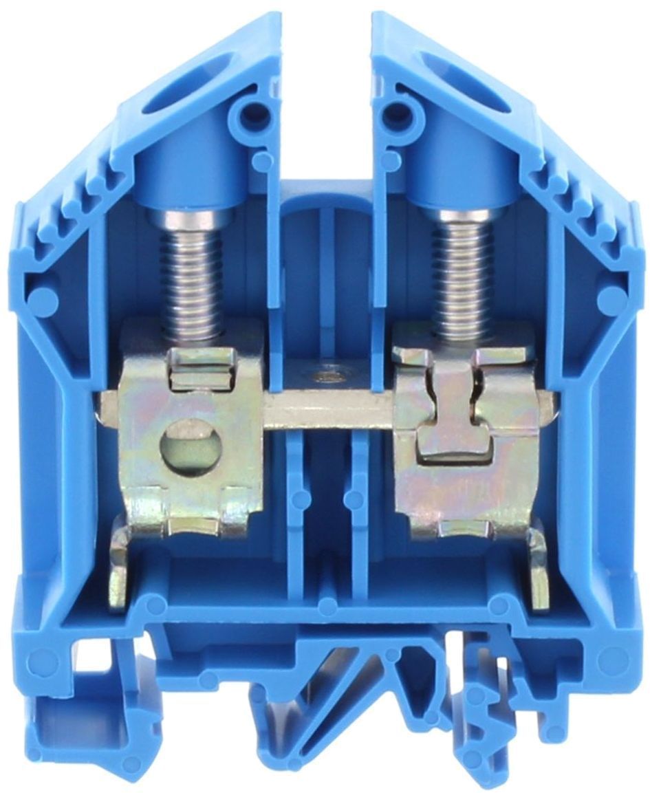 Conta-Clip Single Level 10mm Terminal Block (Blue) — Scott Electrical