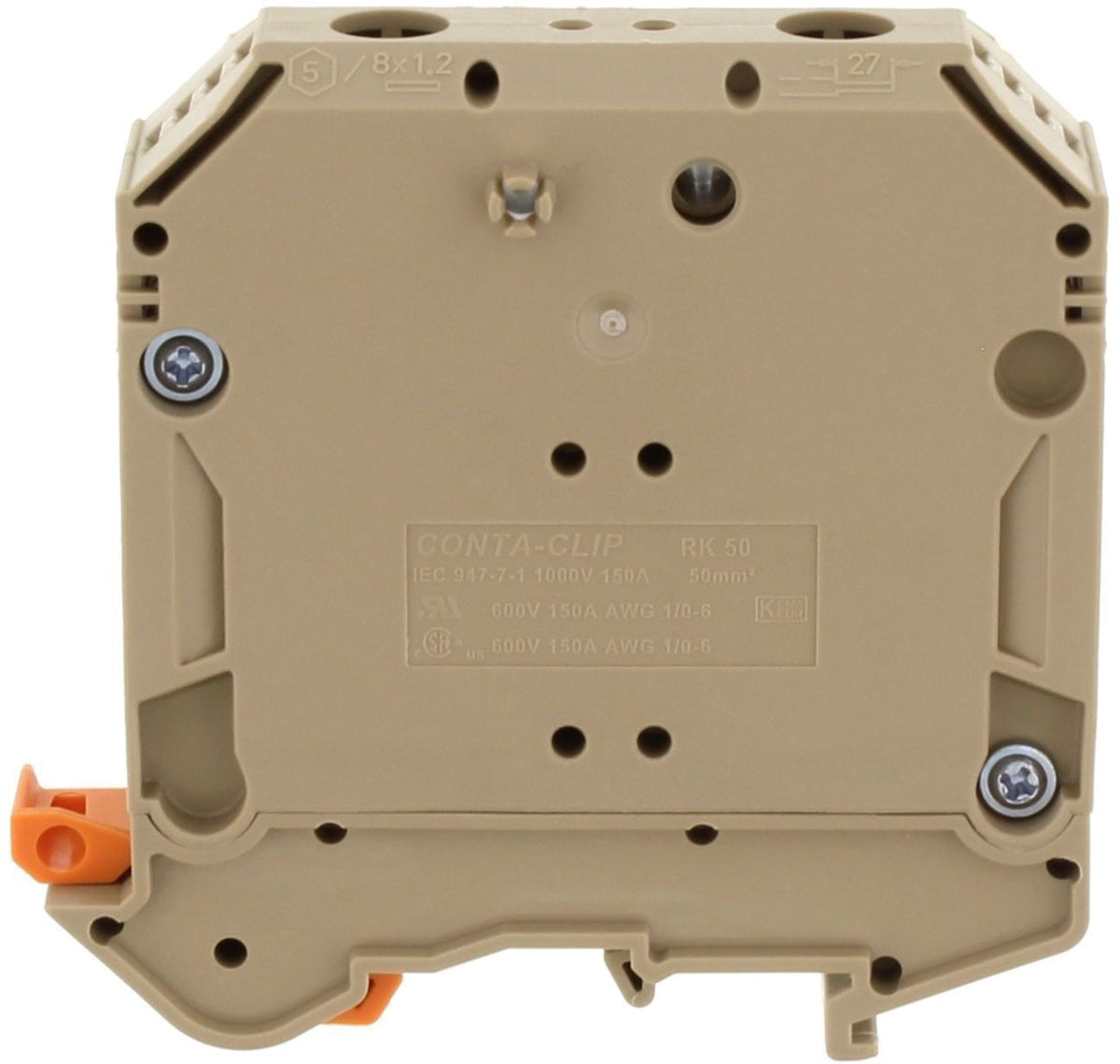 Conta-Clip Single level 50mm Terminal Block — Scott Electrical