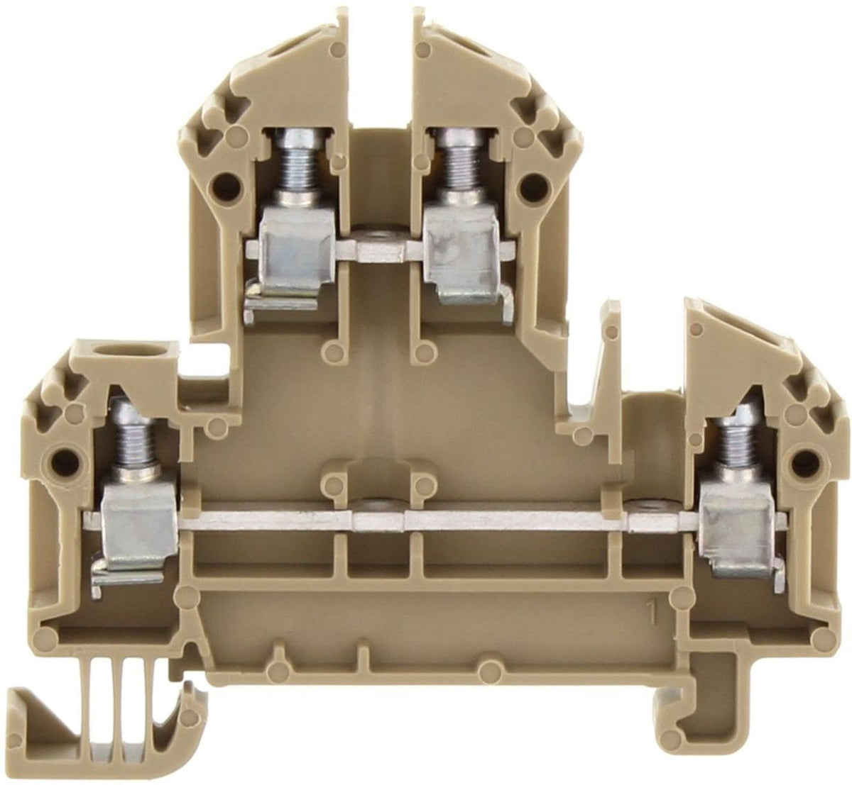 Conta-Clip Dual Level 4mm Terminal Block - TS35 DIN Rail only — Scott ...