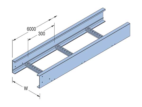 Unistrut 2082997 Cable ladder AL16 300mm — Scott Electrical