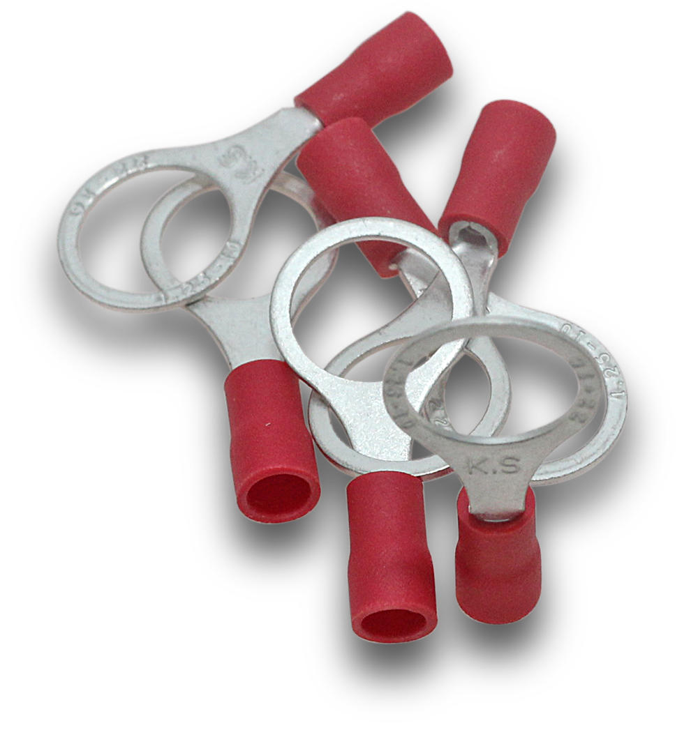Elecsupp Terminal ring 1.5 10mm Red S — Scott Electrical