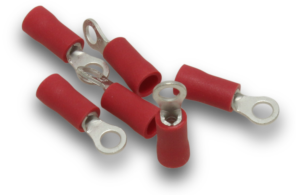 Elecsupp Terminal ring 1.5 3mm Red S — Scott Electrical