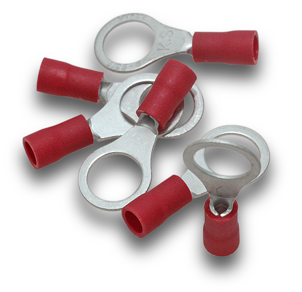Elecsupp Terminal ring 1.5 8mm Red S — Scott Electrical