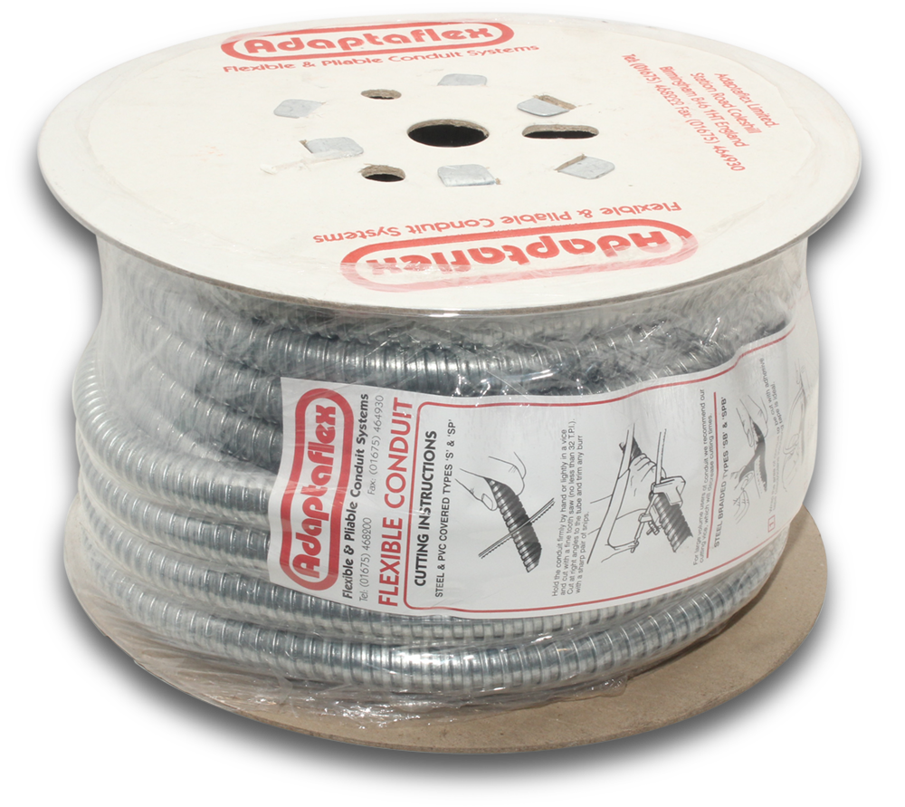 Adaptaflex Conduit Steel Flexible 20mm Galvanised — Scott Electrical