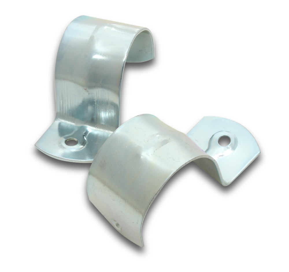 Elecsupp HS50 50mm Half Saddles Bright Zinc — Scott Electrical