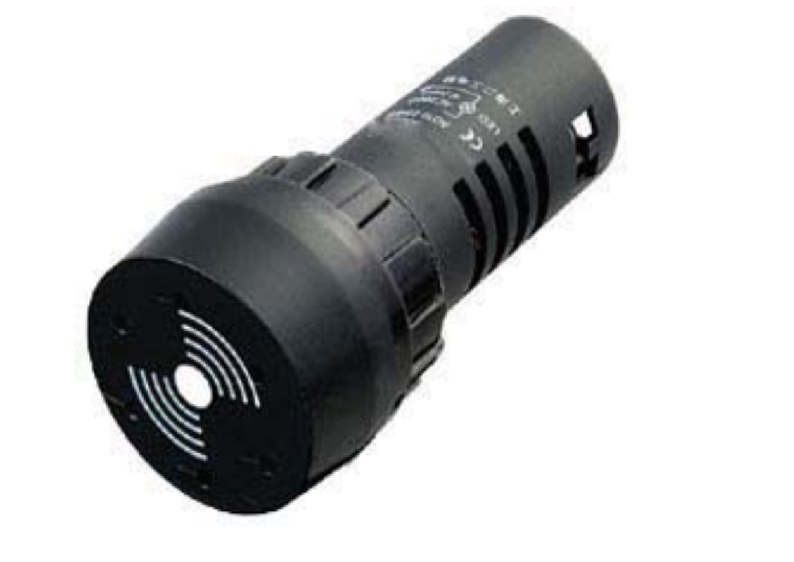 Solitronics 22mm BUZZER 29mm DIA 80dB 230VAC — Scott Electrical
