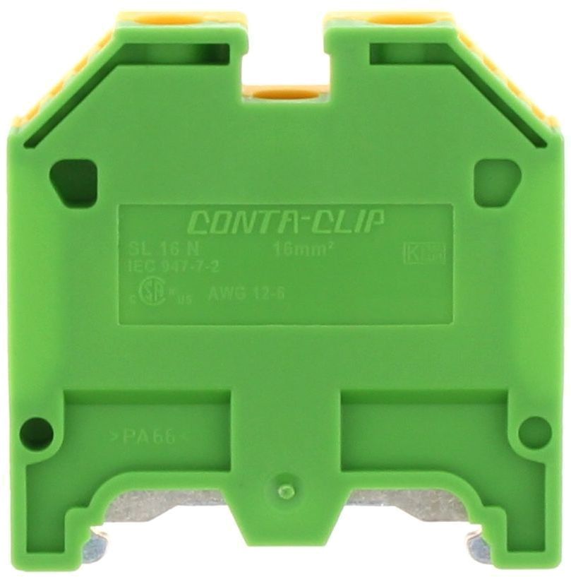 Conta-Clip Earth 16mm Terminal Block - TS35 DIN Rail only — Scott ...