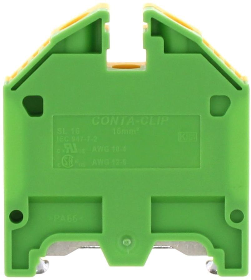 Conta-Clip Earth 16mm Terminal Block - TS35 DIN Rail only — Scott ...