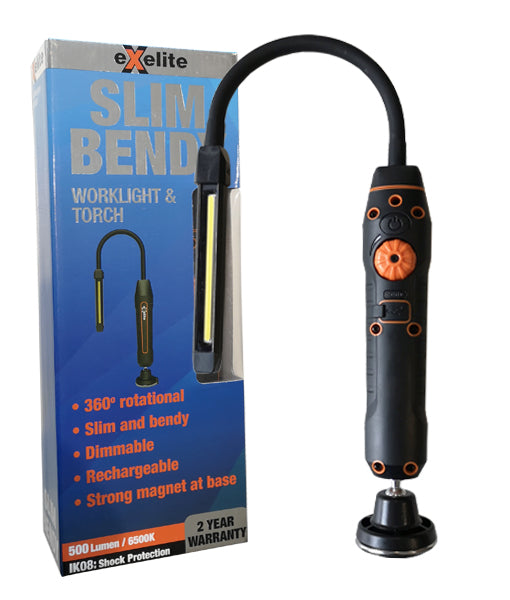 CLA Exelite LED Work Light Slim & Bendy Dimm 5W Torch 2W WTY 2YR ...