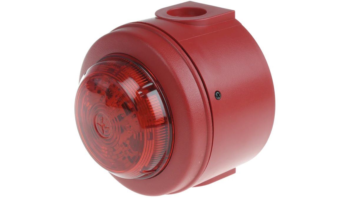 Fulleon RED LED BEACON DEEP BASE 10-30VDC — Scott Electrical