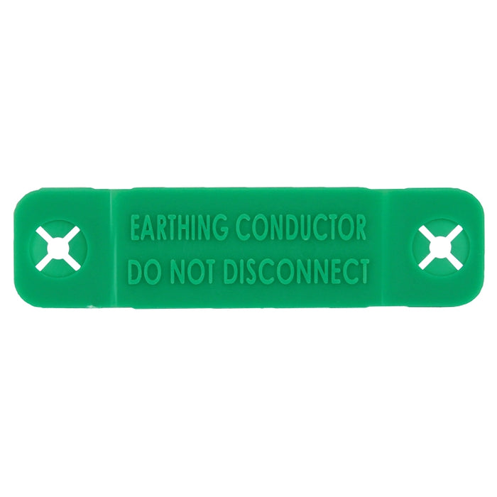 Transnet TRANSNET DARK GREEN EARTH TAG EARTHING CONDUCTOR DO NOT DISC ...