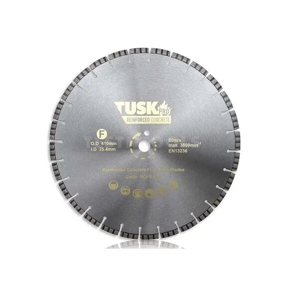 Tusk Reinforced Concrete Floor Saw Blades - 660 x 3.6/2.8 x 10 x ...