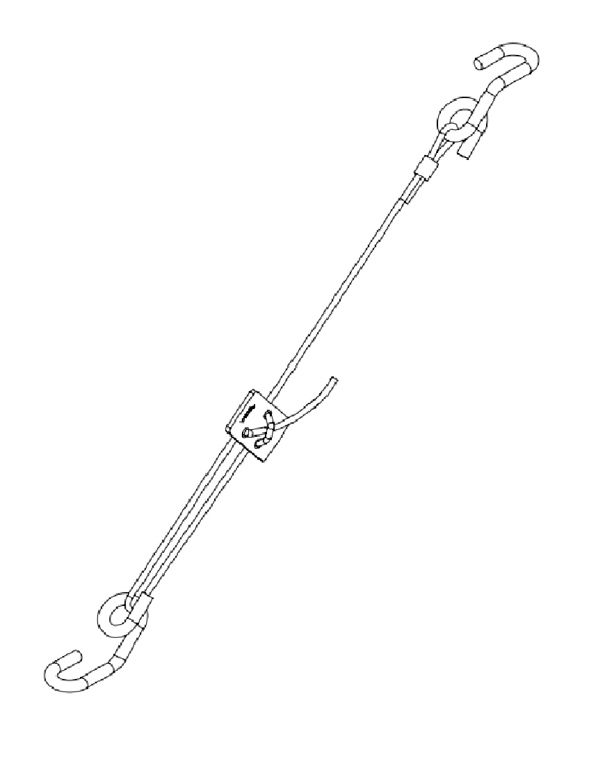 Vaico V.Lock Brace 5mm X 2M With Retrofit Hook Brackets — Scott Electrical