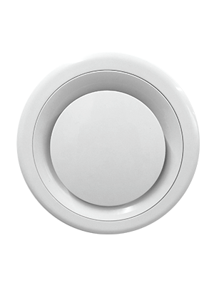 Vynco A/M Reacher Grille Round 150mm Satin White — Scott Electrical
