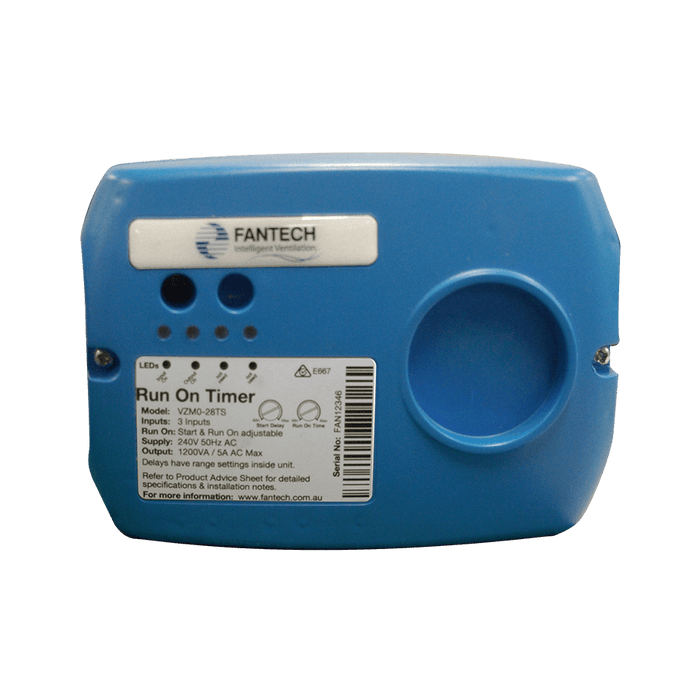 FANTECH TIMER PLUG-IN RUN ON TIMER FOR MULTIPLE SWITCHES — Scott Electrical