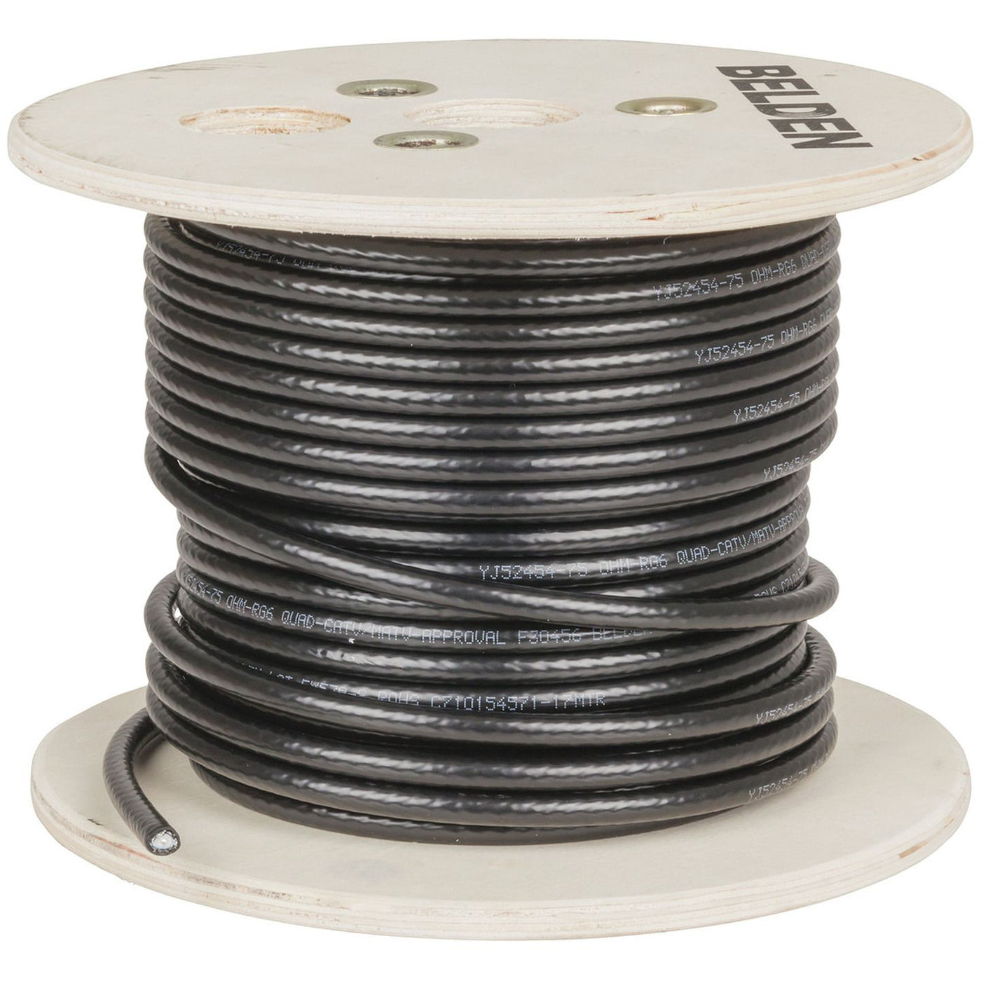 Belden Coax RG6 75ohm Black Sky TV Half Roll — Scott Electrical