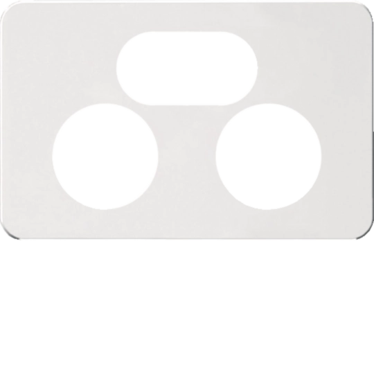 Hager Silhouette 2G Socket + Switch Cover — Scott Electrical