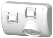 Pdl Sw socket 1G + Xsw 20A IP53 WP — Scott Electrical