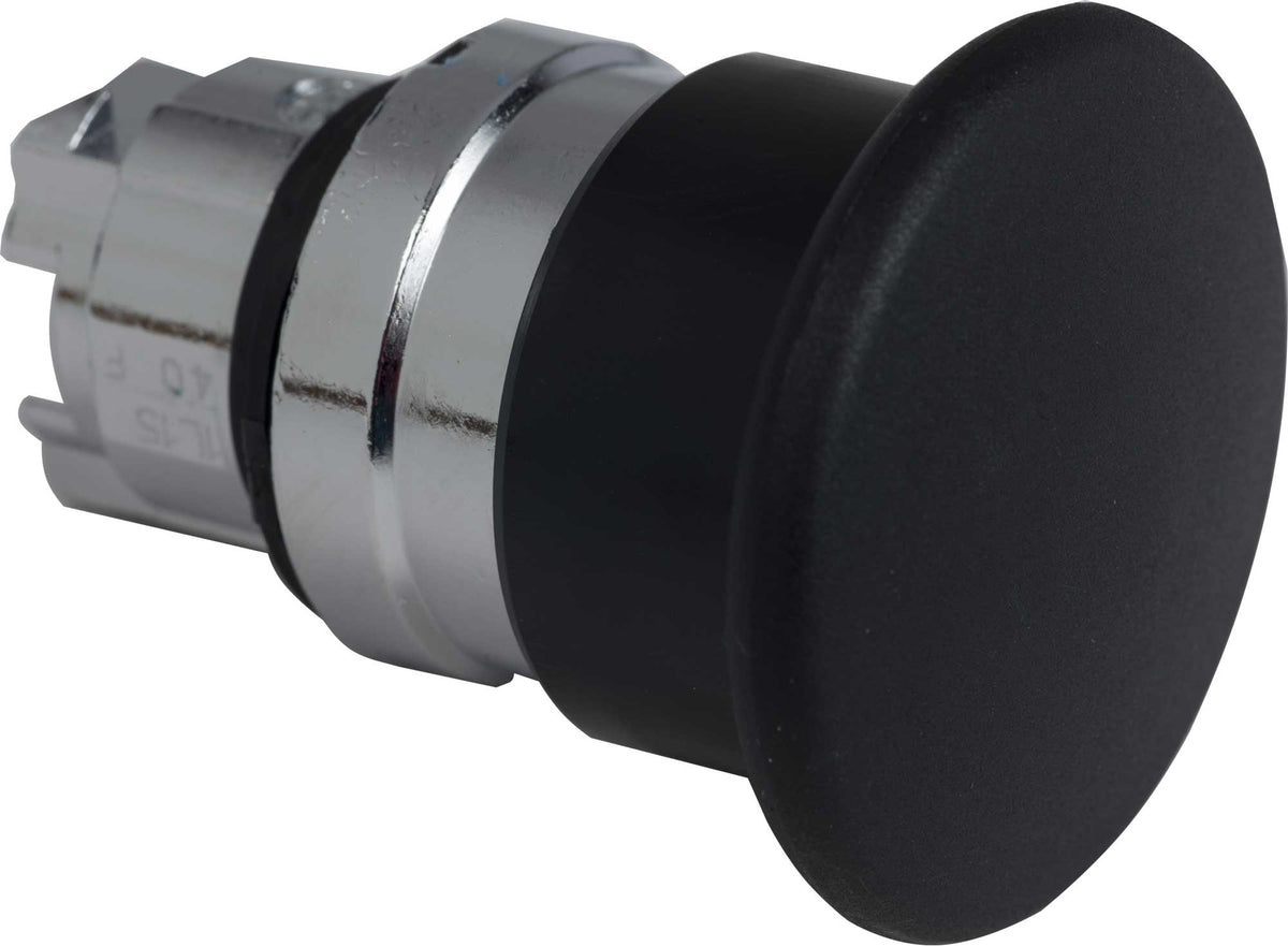 Schneider Mushroom button 40mm Black — Scott Electrical