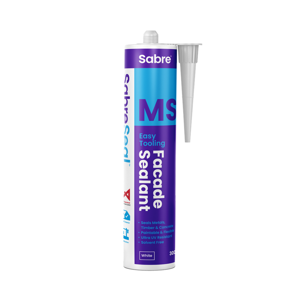 Sabre Seal MS Facade - White - 300ml — Scott Electrical