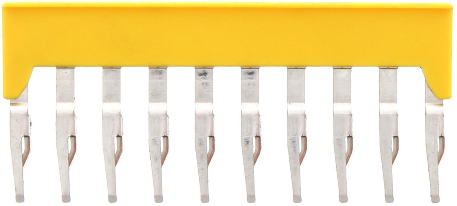 Conta-Clip 10 Pole Push-In Cross Connection Bar for all Z Series 4mm T ...