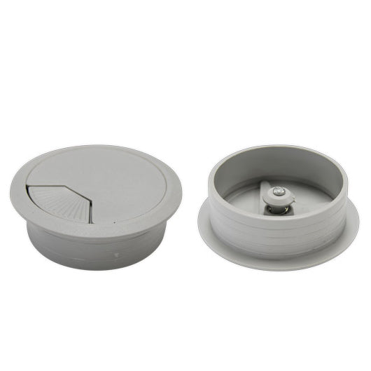 CDY Dynamix 80mm Desk Grommet GREY — Scott Electrical