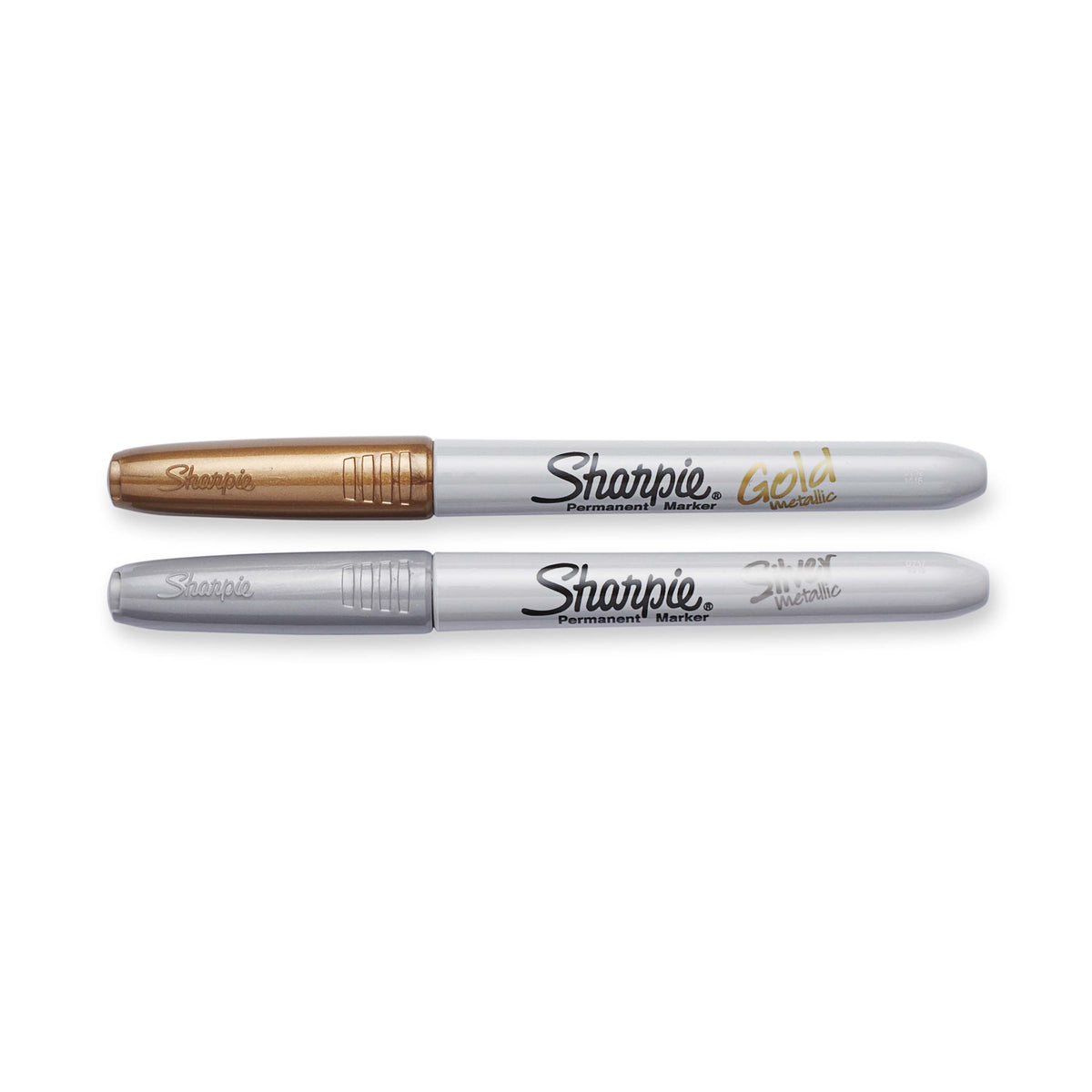 Sharpie Metallic Fine Point Permane Marker Gold Silver 1829202 Blister ...
