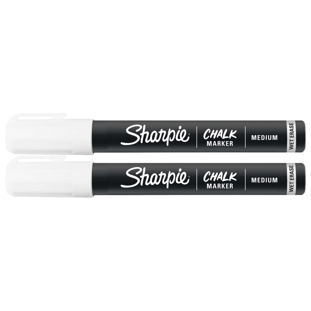 Sharpie Chalk Wet Erase Marker Medium Tip White 2103010 Blister Pack o ...