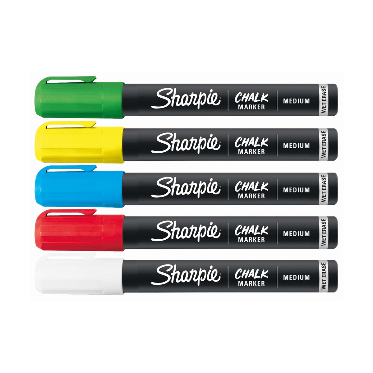 Sharpie Chalk Wet Erase Marker Medium Tip Assorted 2103011 Blister Pac ...